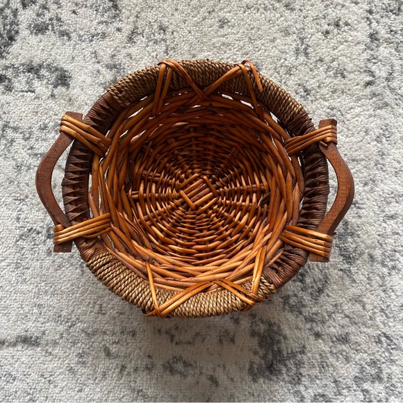 Accents | Hand Woven Basket Medium Sized | Poshmark
